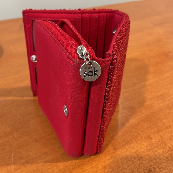 The Sak | Bags | The Sak Red Tri Fold Wallet | Poshmark